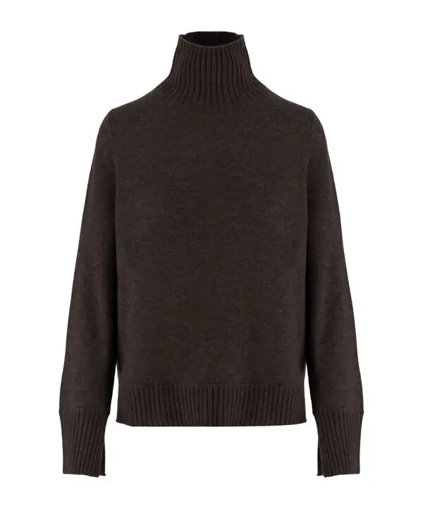 ALLUDE Cashmere Turtleneck Knitted Sweater