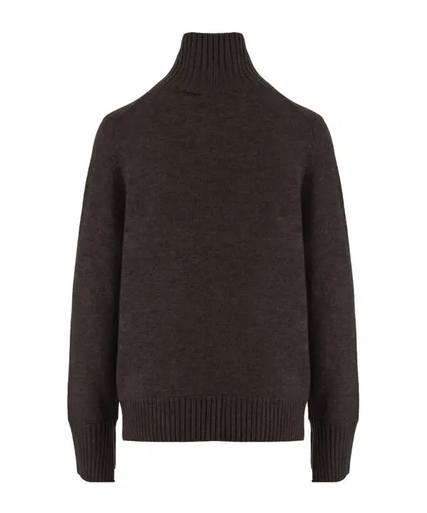 ALLUDE Cashmere Turtleneck Knitted Sweater