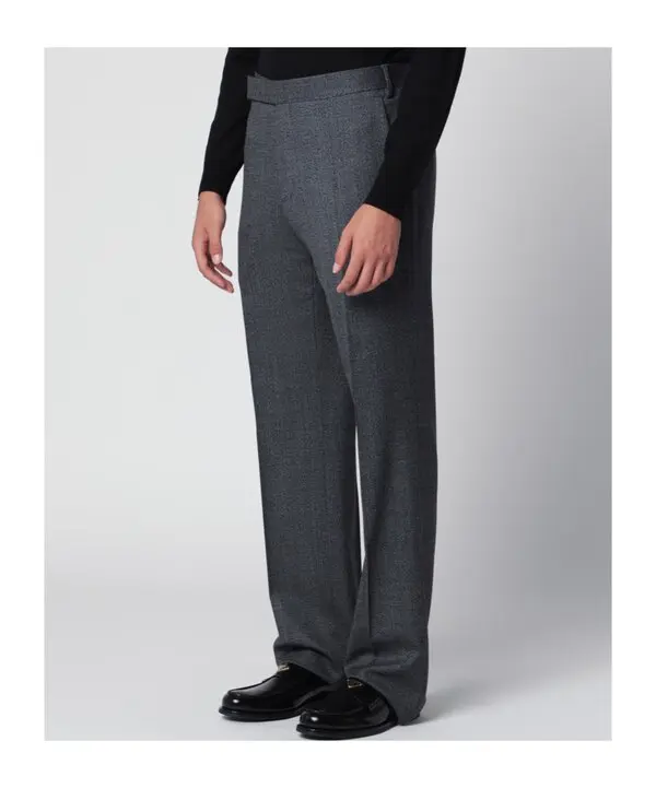 LARDINI Pleated Straight-leg Pants