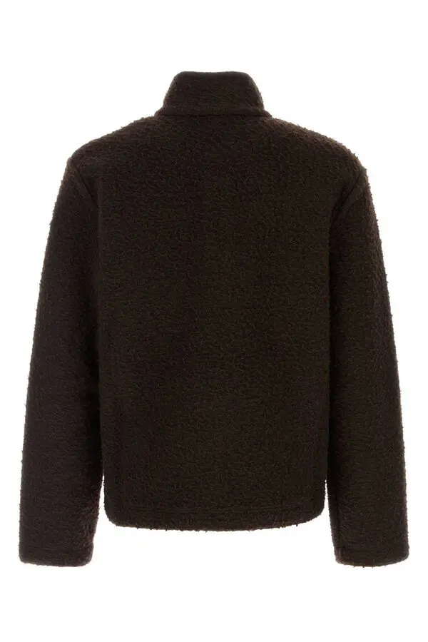Moncler Logo Knit Sweatshirt - Dark Brown