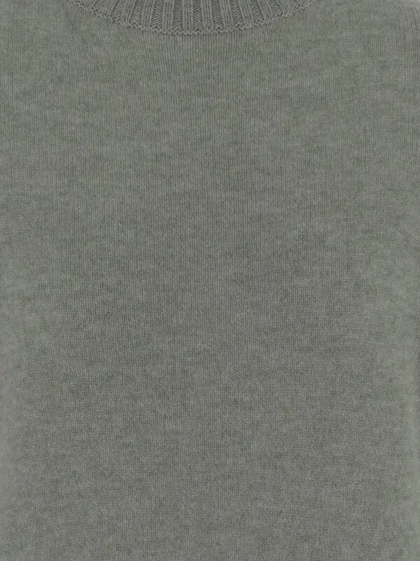 ALLUDE Ribbed Turtleneck Knitted Sweater