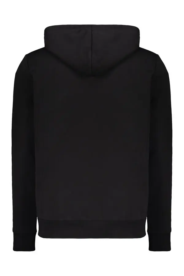 Balmain Zip-up Hoodie With Chest Pattern