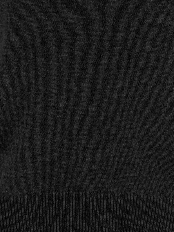ALLUDE Cashmere Crew Neck Sweater - Black