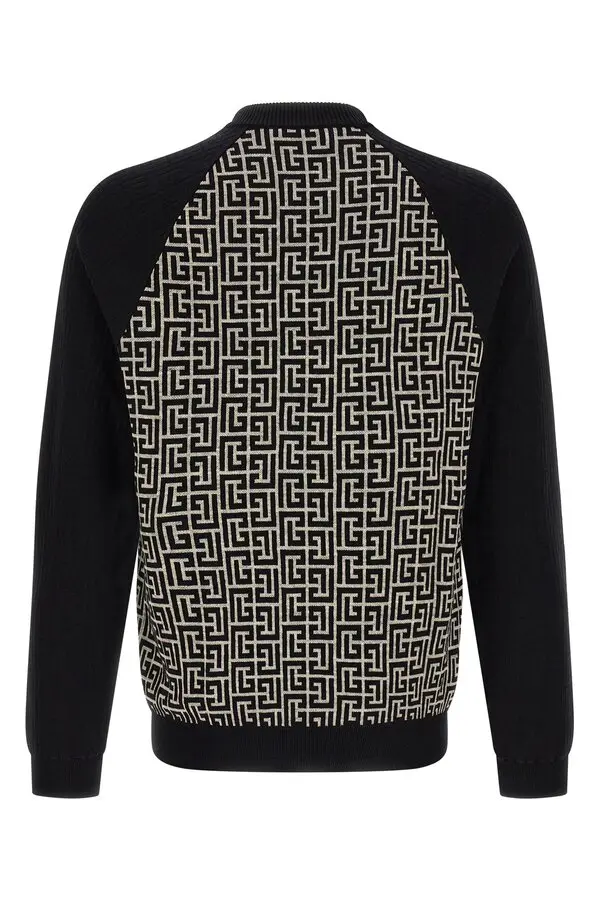 Balmain Pb Monogram Mesh