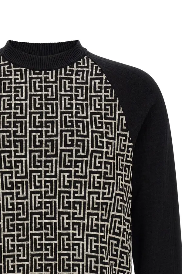 Balmain Pb Monogram Mesh