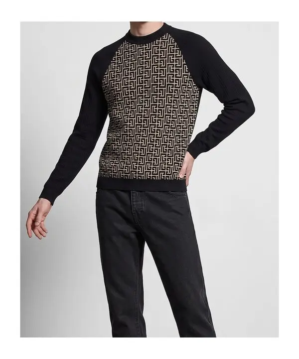 Balmain Pb Monogram Mesh