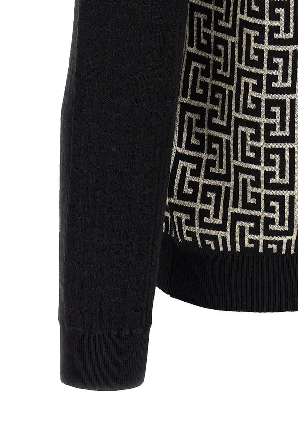 Balmain Pb Monogram Mesh