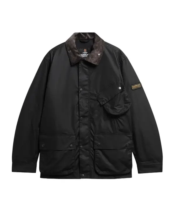 Barbour Waxed Cotton Corduroy Collar Jacket