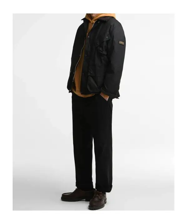 Barbour Waxed Cotton Corduroy Collar Jacket