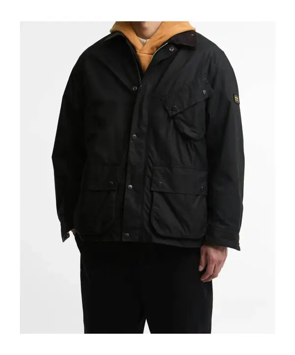 Barbour Waxed Cotton Corduroy Collar Jacket