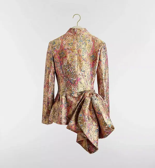 Dior Bar" Jacket With Oversized Bow Detail