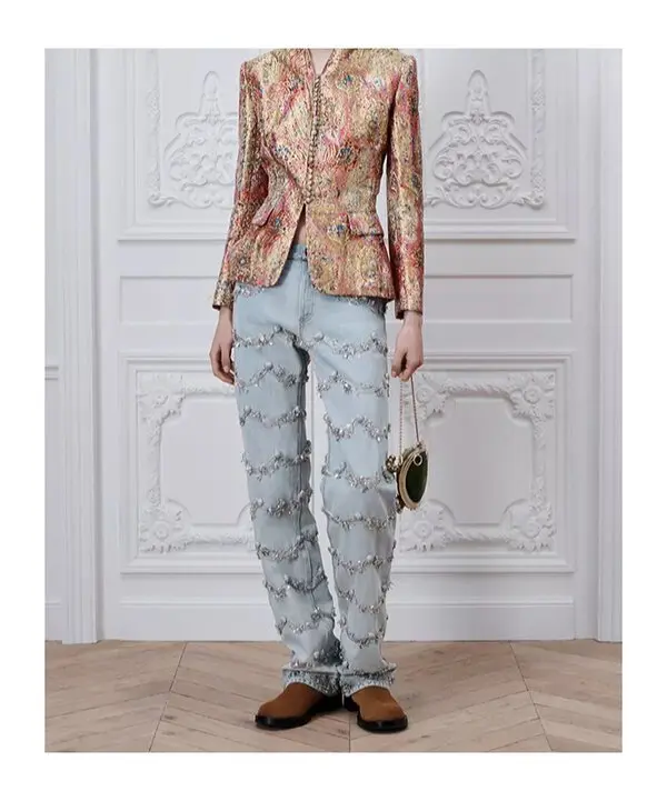 Dior Bar" Jacket With Oversized Bow Detail