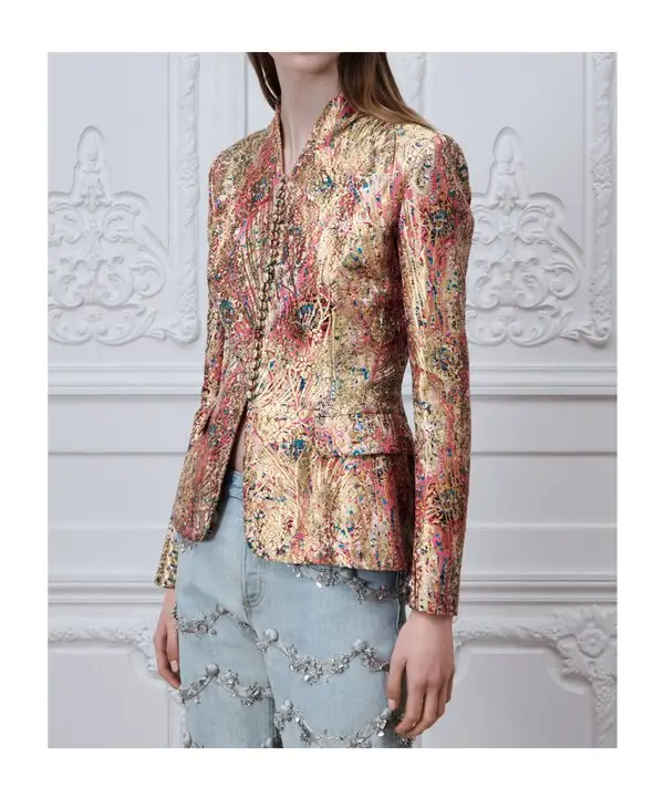 Dior Bar" Jacket With Oversized Bow Detail