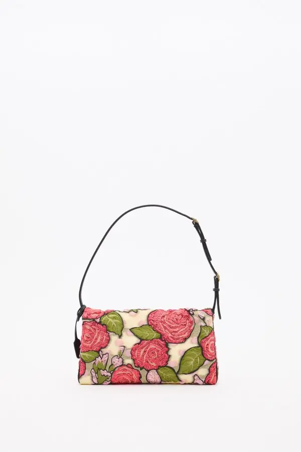 Valentino Garavani Embroidered Shoulder Bag - Red