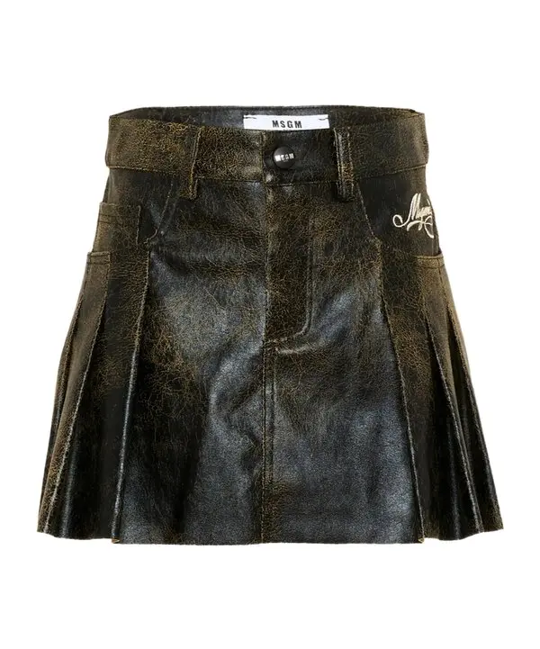 MSGM Belted Skirt