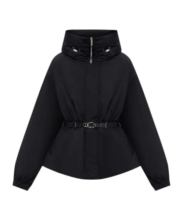 MOORER Glarea Belted High-neck Jacket