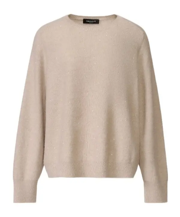 Fabiana Filippi Sequined Wool And Silk Cropped Sweater