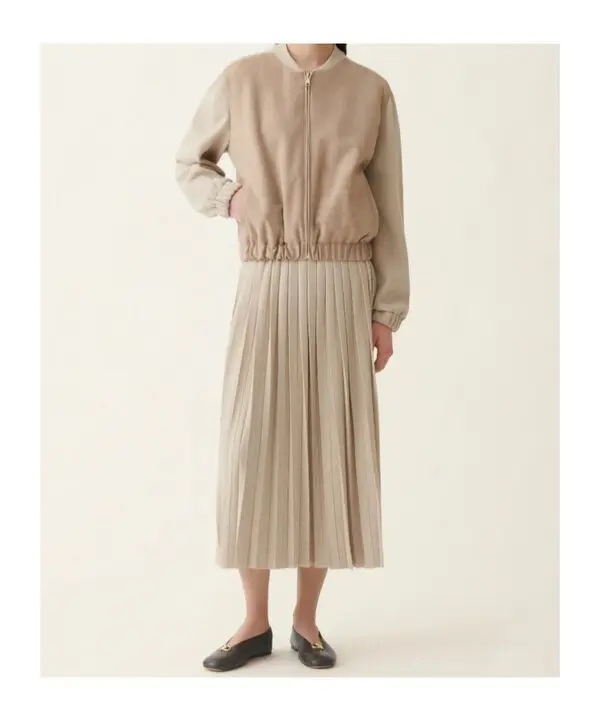 Fabiana Filippi Suede And Knit Bomber Jacket
