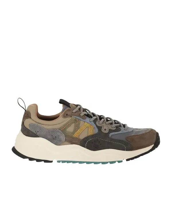 FLOWER MOUNTAIN Solin Sneakers In Suede And Technical Fabric