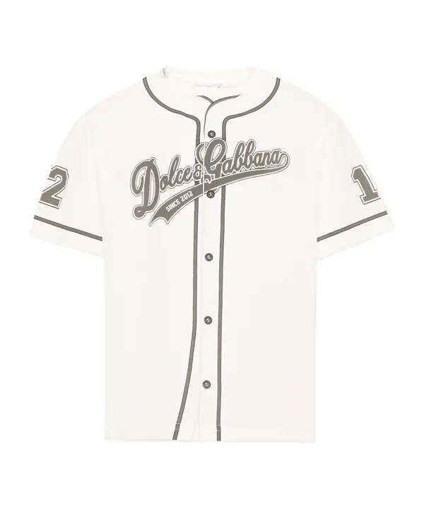 Dolce & Gabbana Jersey T-shirt With Logo - White
