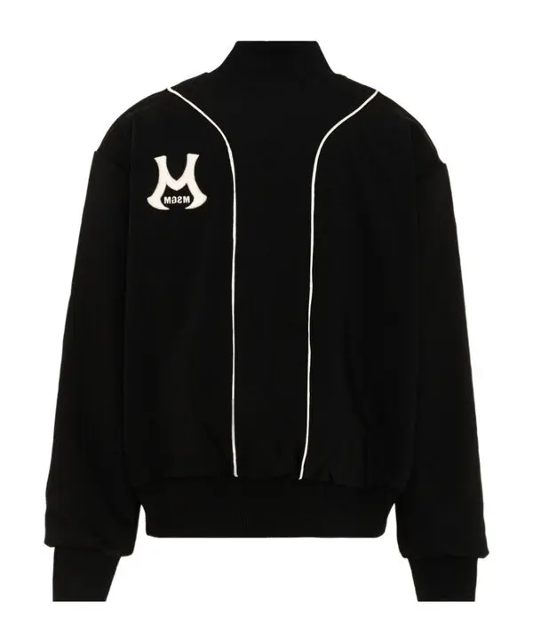MSGM Logo-patch Bomber Jacket