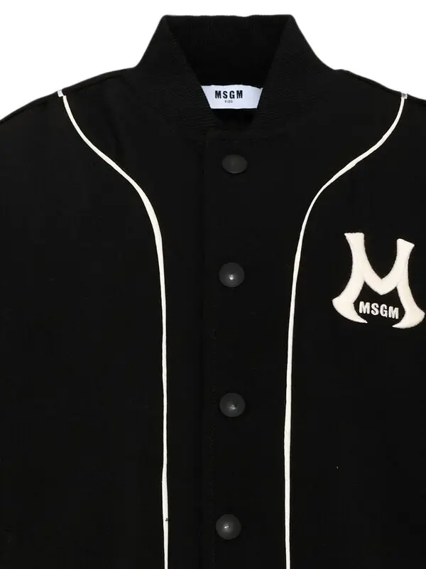 MSGM Logo-patch Bomber Jacket