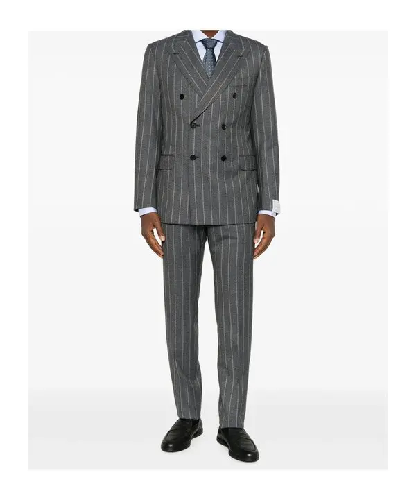 Caruso Pinstriped Double-breasted Suit