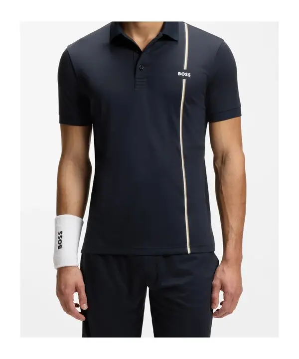 Hugo Boss Toc Game 3 Striped Short-sleeve Polo Shirt