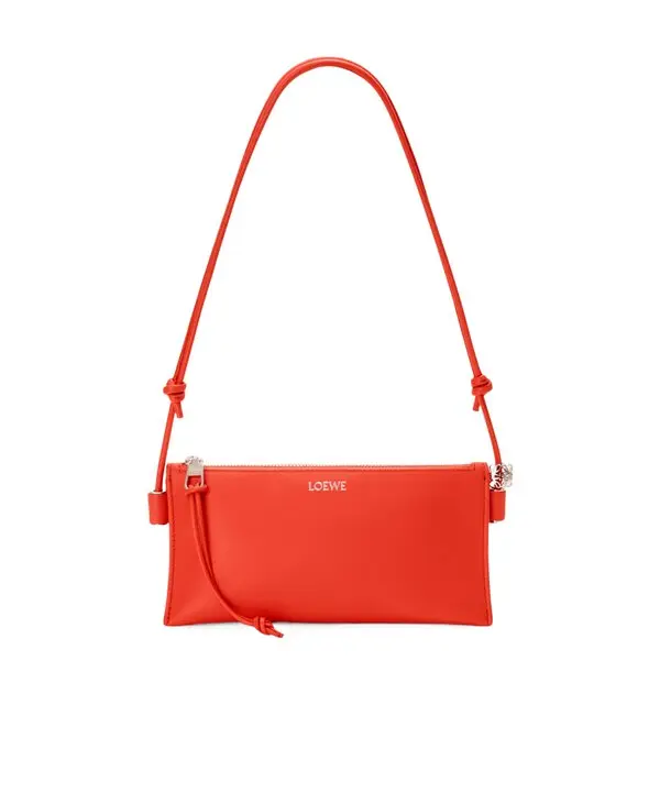 Loewe Shoulder Bag With Leather Handles - Orange