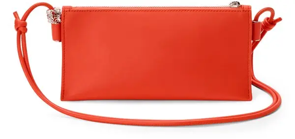 Loewe Shoulder Bag With Leather Handles - Orange