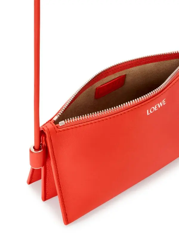 Loewe Shoulder Bag With Leather Handles - Orange