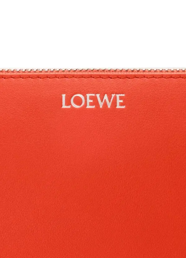 Loewe Shoulder Bag With Leather Handles - Orange