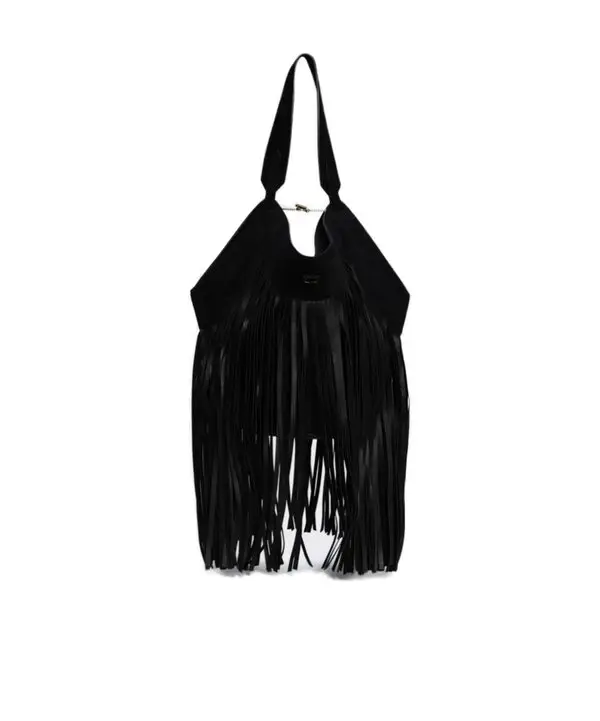 Khaite Lotus Small Fringed Tote Bag