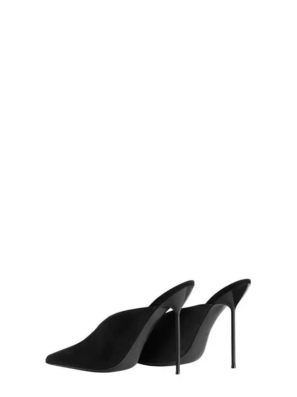 Paris Texas Pointed-toe Suede Mules
