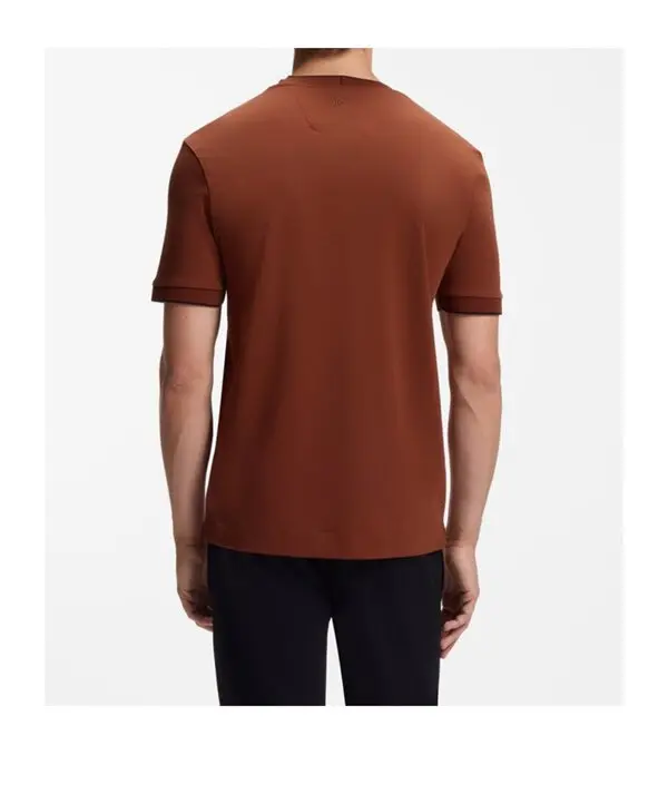 Hugo Boss Logo-plaque Cotton T-shirt
