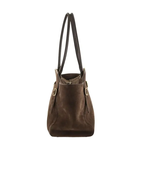 Santoni Didi M Suede Tote Bag