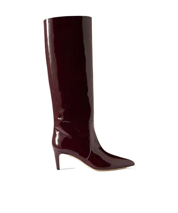 Paris Texas Stiletto Patent-leather Knee Boots