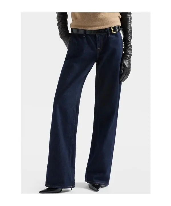 7 For All Mankind Low Straight Leg Jeans