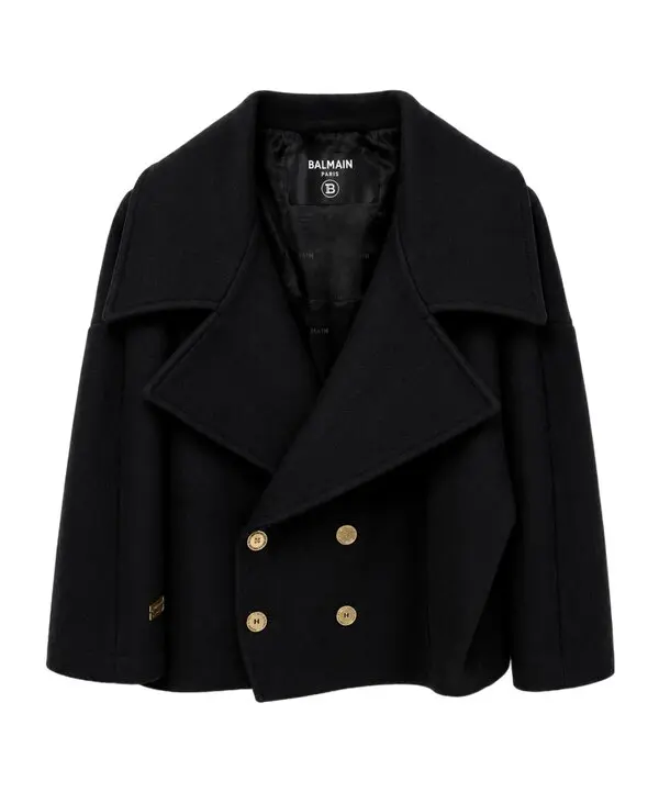 Balmain Lapel Long-sleeved Suit Jacket