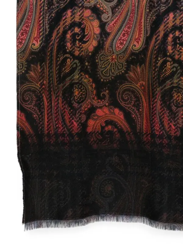 Etro Paisley Print Scarf