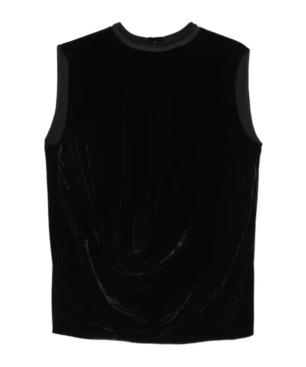 Rick Owens Draped Velvet Top