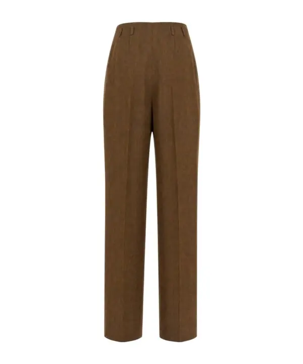 Alberta Ferretti Casual Trousers With Belt Loops