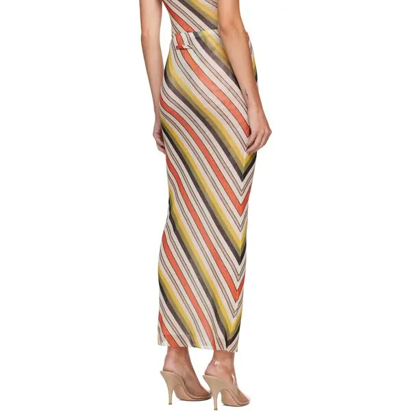 JEAN PAUL GAULTIER Vintage Striped Maxi Dress - No