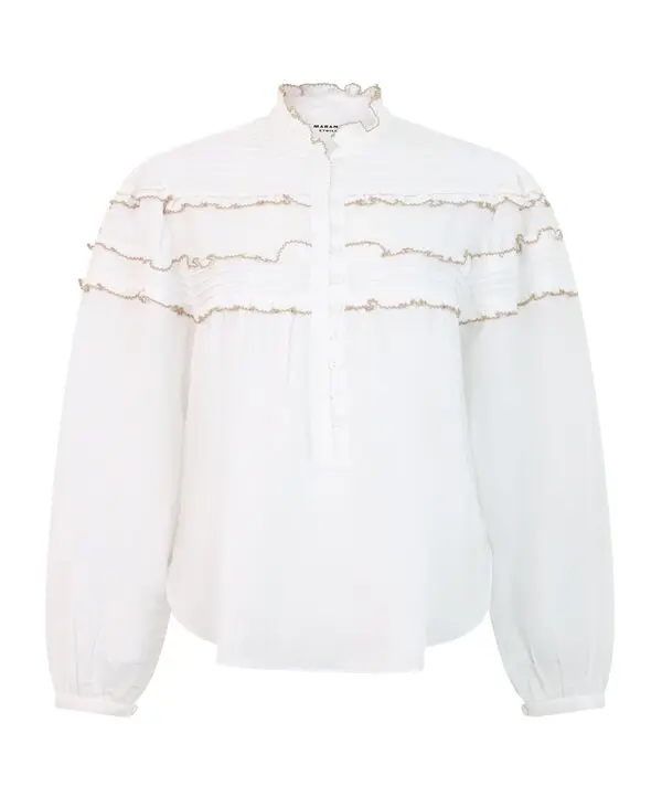 Isabel Marant Étoile Ruffled Button-front Blouse