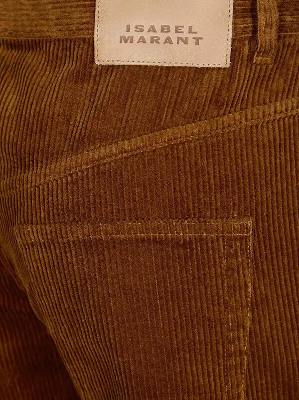 Isabel Marant Étoile Flared Corduroy Trousers - Brown
