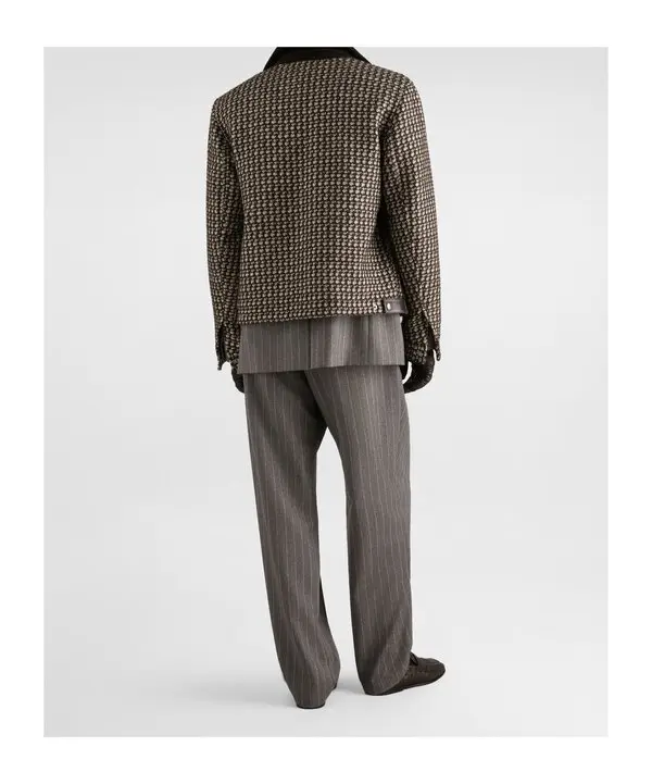 Dolce & Gabbana Pinstripe Virgin Wool Trousers - Multi-color