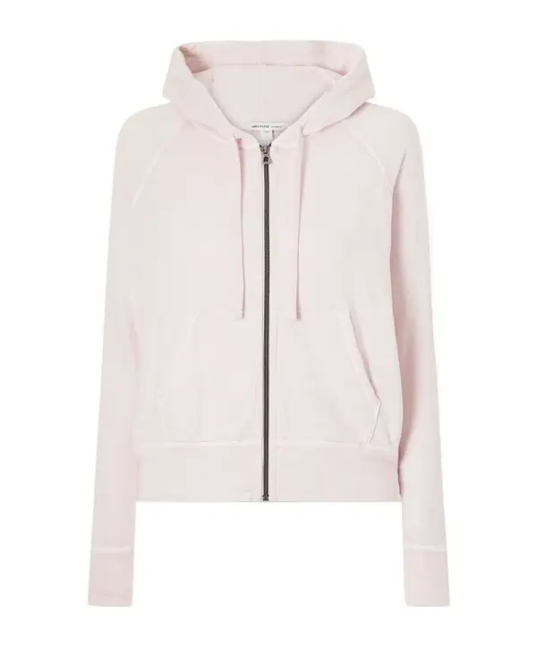 JAMES PERSE Vintage French Cotton-terry Hoodie - Black