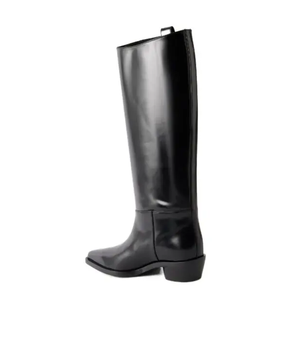 Proenza Schouler Silver-trimmed Leather Boots