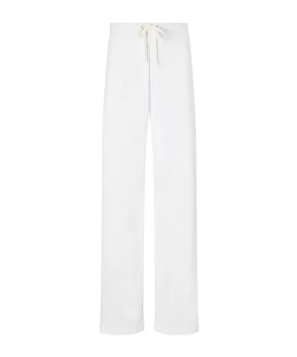 JAMES PERSE Cotton-terry Wide-leg Track Pants - No