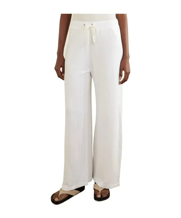 JAMES PERSE Cotton-terry Wide-leg Track Pants - No